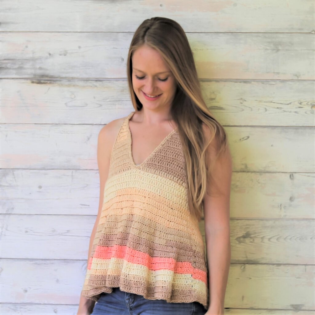 Bea Racerback Free Crochet Pattern - Life + Yarn