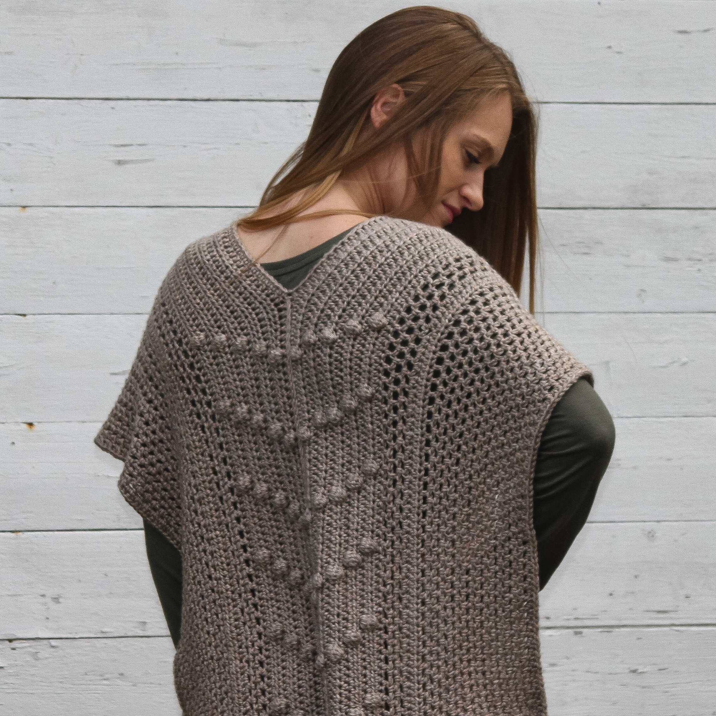 Free Crochet Ruana Wrap Pattern for Summer and Fall - Life + Yarn
