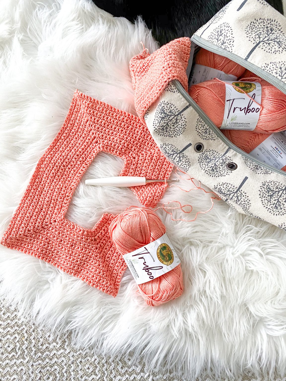 Simple Crochet Raglan Cardigan - Life + Yarn How to Crochet a Raglan