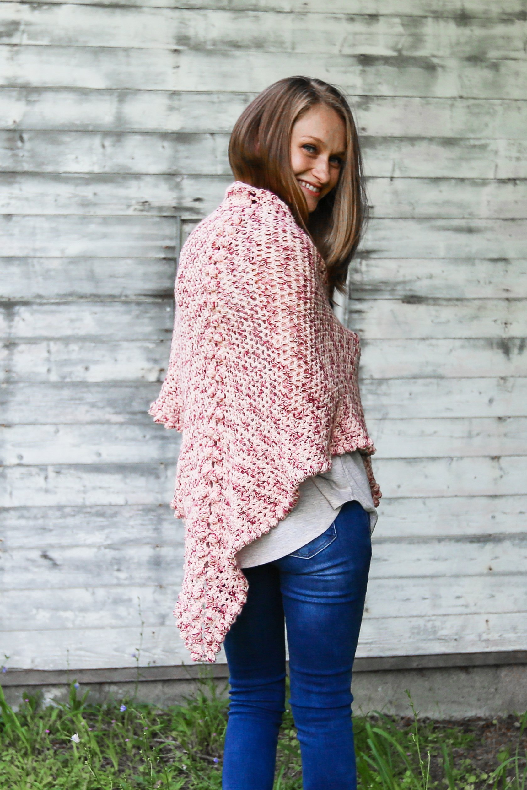 Comfy Cotton Crochet Shawl Pattern - Life and Yarn