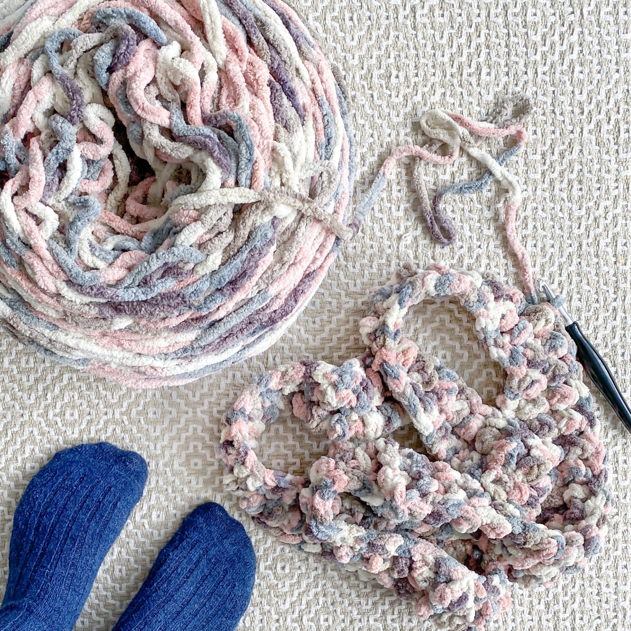 Cozy Pocket Sleeve Scarf [Free Crochet Pattern] Life + Yarn