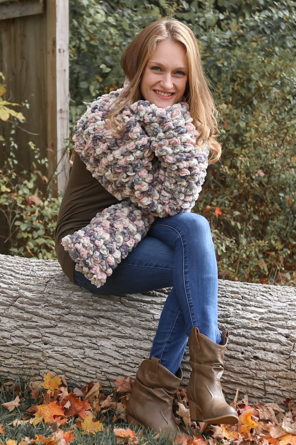 Cozy Pocket Sleeve Scarf [Free Crochet Pattern] Life + Yarn