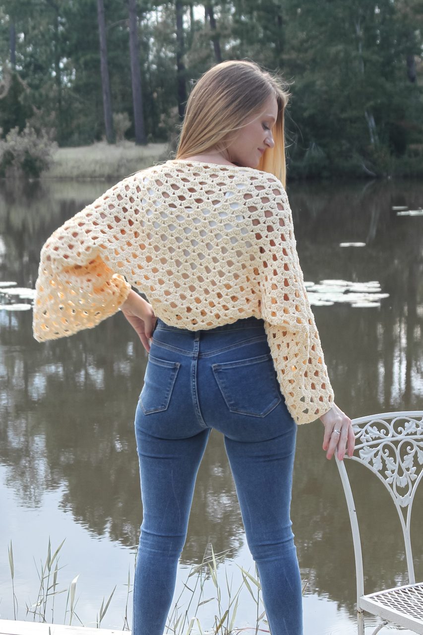 Pattern for Crochet Shrug - Life and Yarn