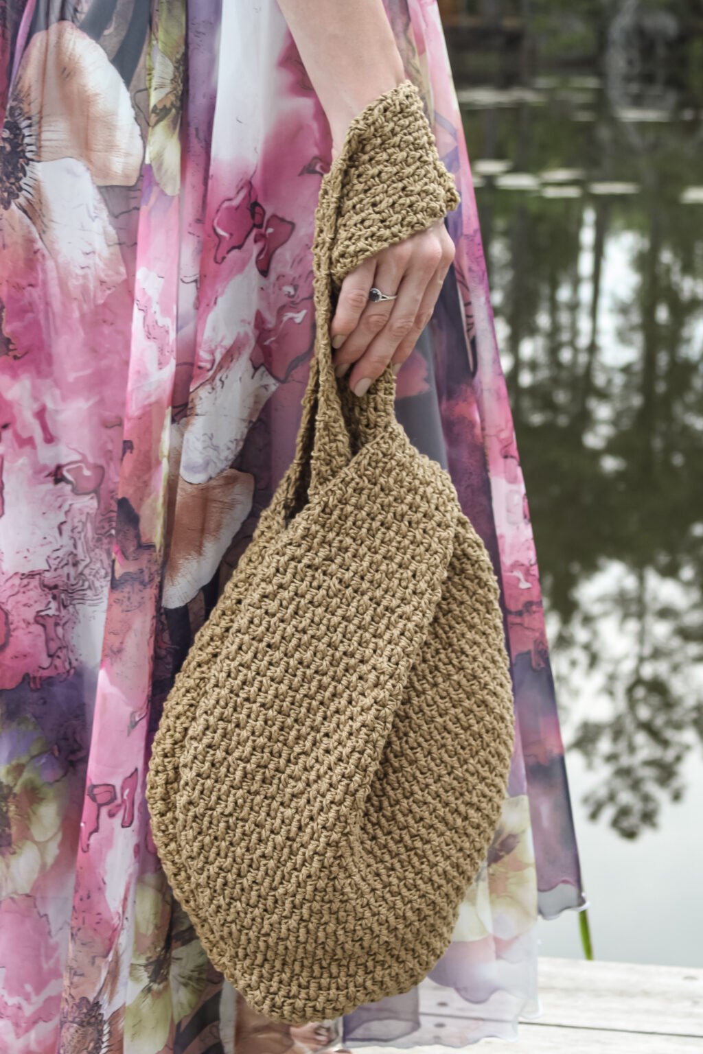 Free Japanese Knot Bag Crochet Pattern - Life + Yarn