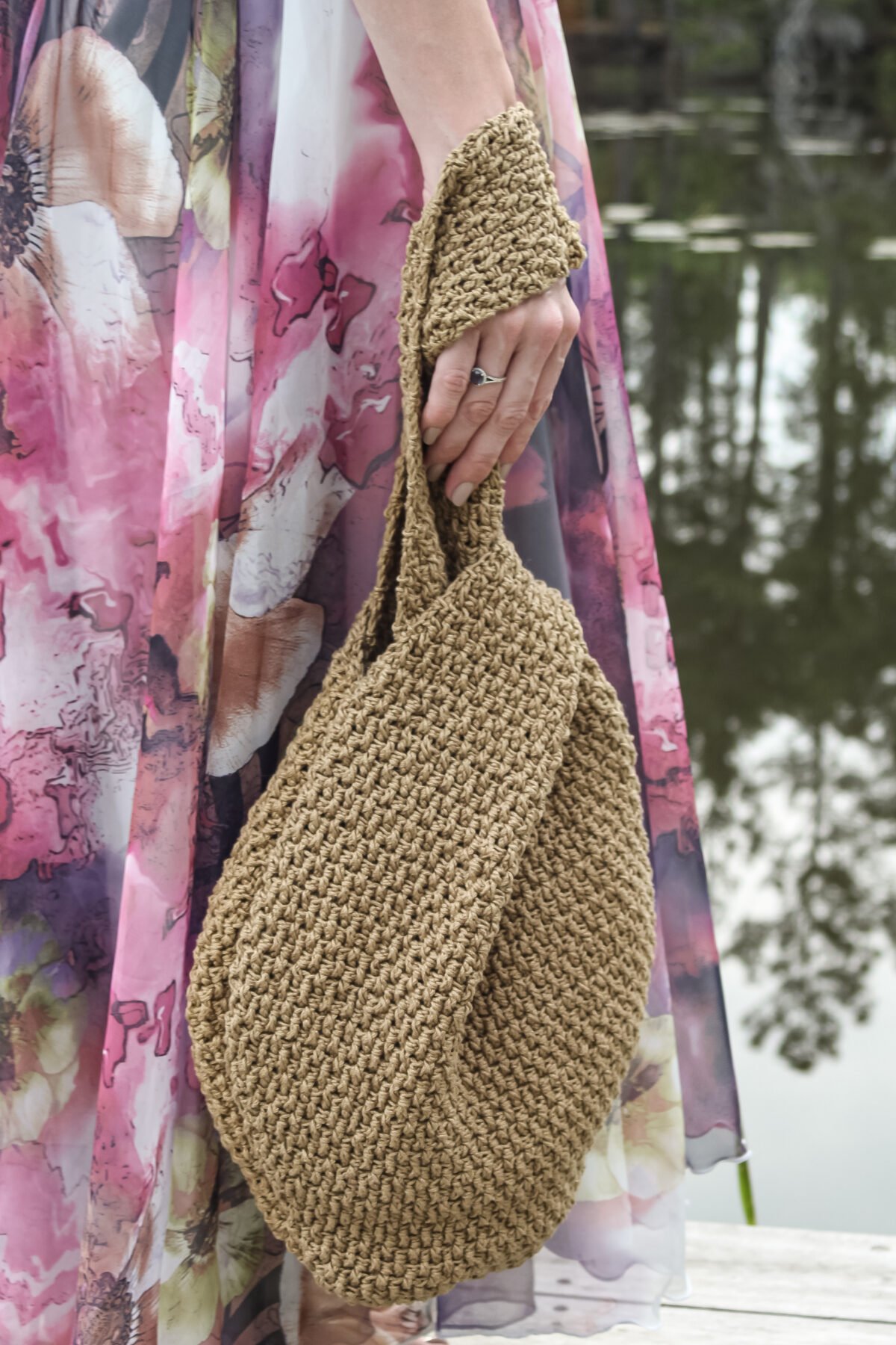 Free Japanese Knot Bag Crochet Pattern - Life + Yarn