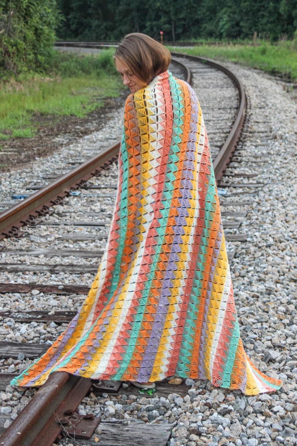 Free Quick ONE Day Crochet Blanket Pattern Easy for Beginners - Life + Yarn