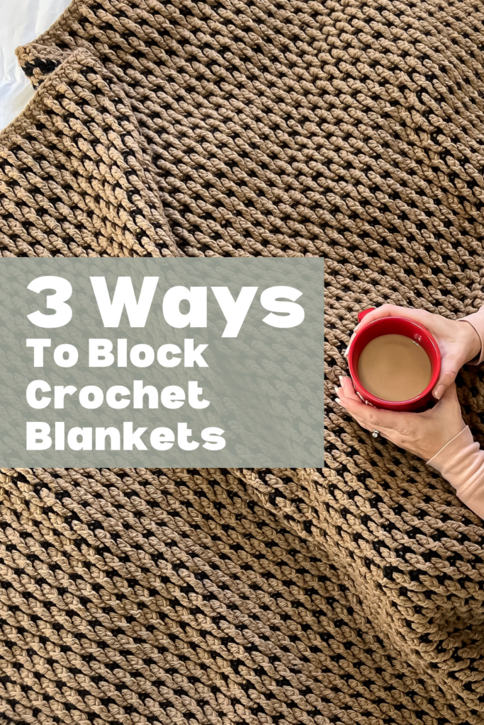 3 Easy Ways on How to Block Large Crochet Blanket Projects - Life + Yarn