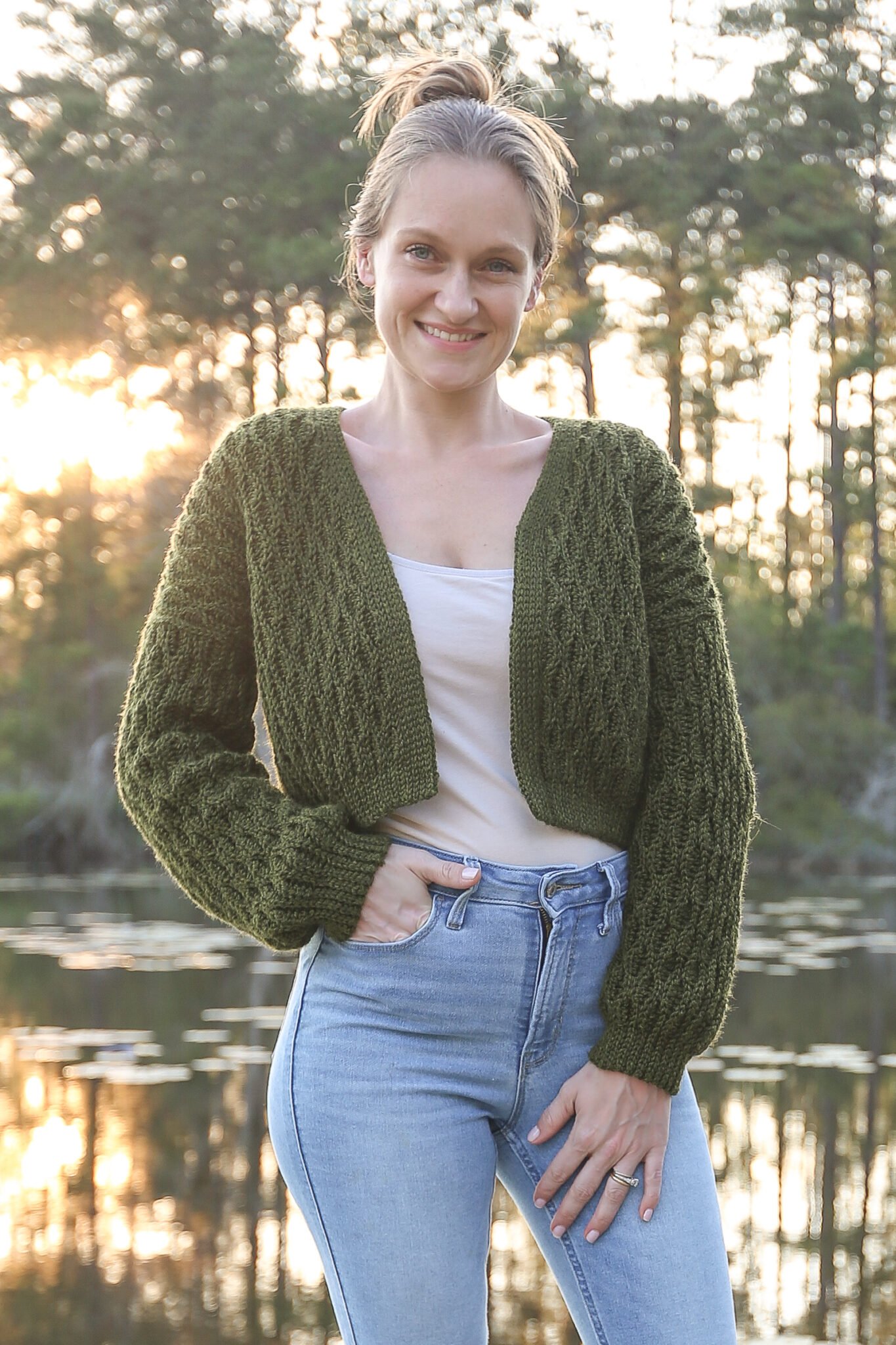 Free Cropped Crochet Cardigan Pattern - Simple Slightly Oversized ...