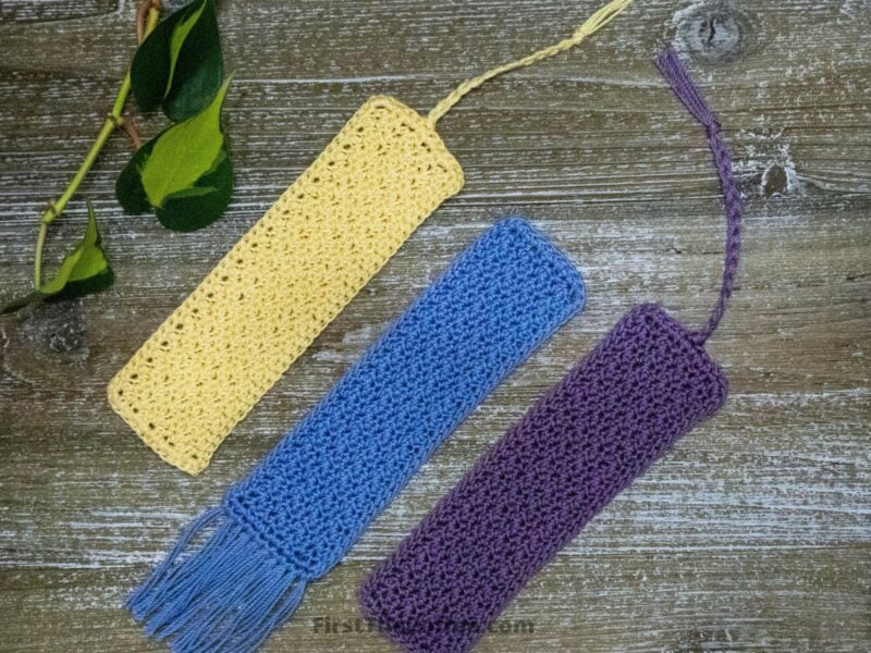 45 Free Easy Crochet Bookmark Patterns – Quick Crocheted Bookmarks - Life + Yarn