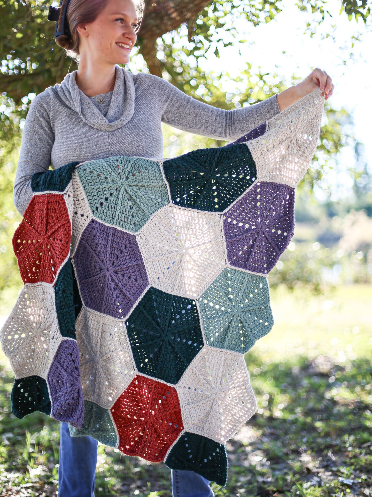 Free Reversible Interlocking Crochet Blanket Pattern + Video Tutorial ...