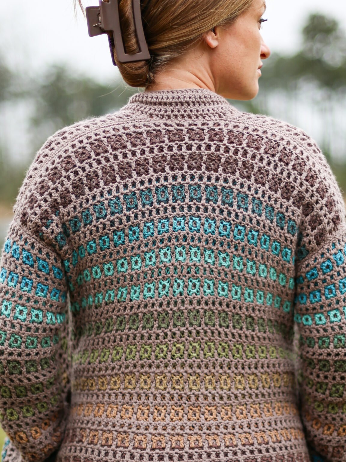 Easy Free Oversized Crochet Sweater Pattern & Video Tutorial - Life + Yarn