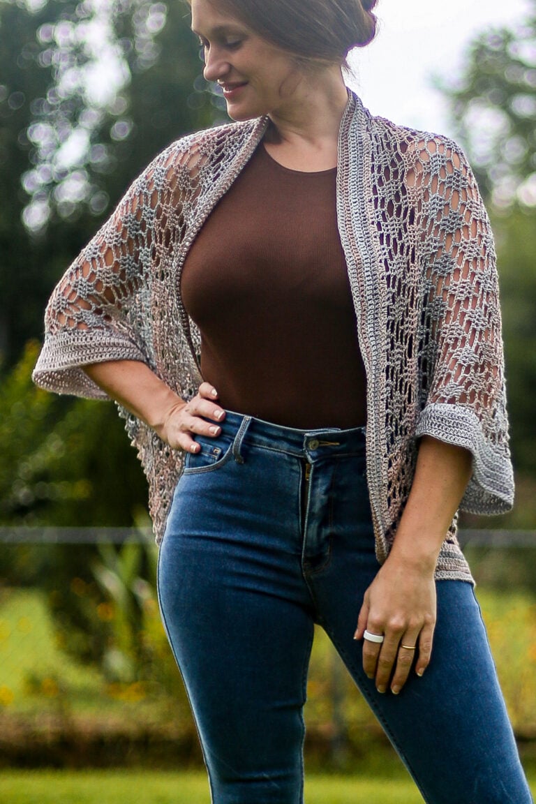 Free Lacy Crochet Summer Cardigan Tutorial