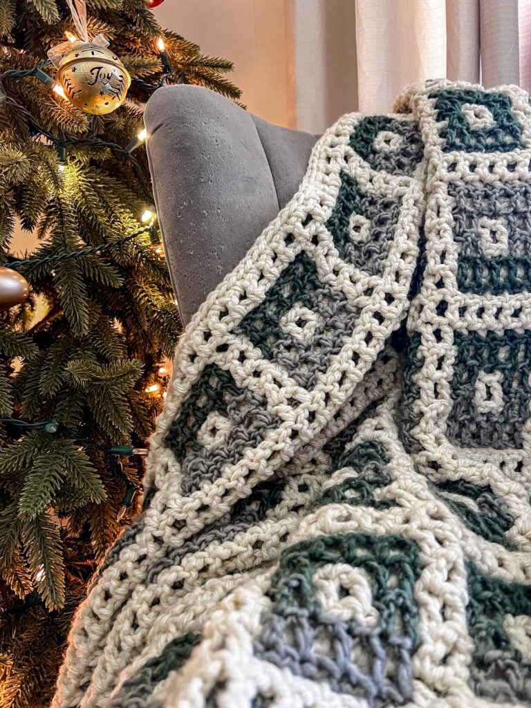 How to Crochet a Chunky Blanket - Free Pattern Video Tutorial - Life + Yarn