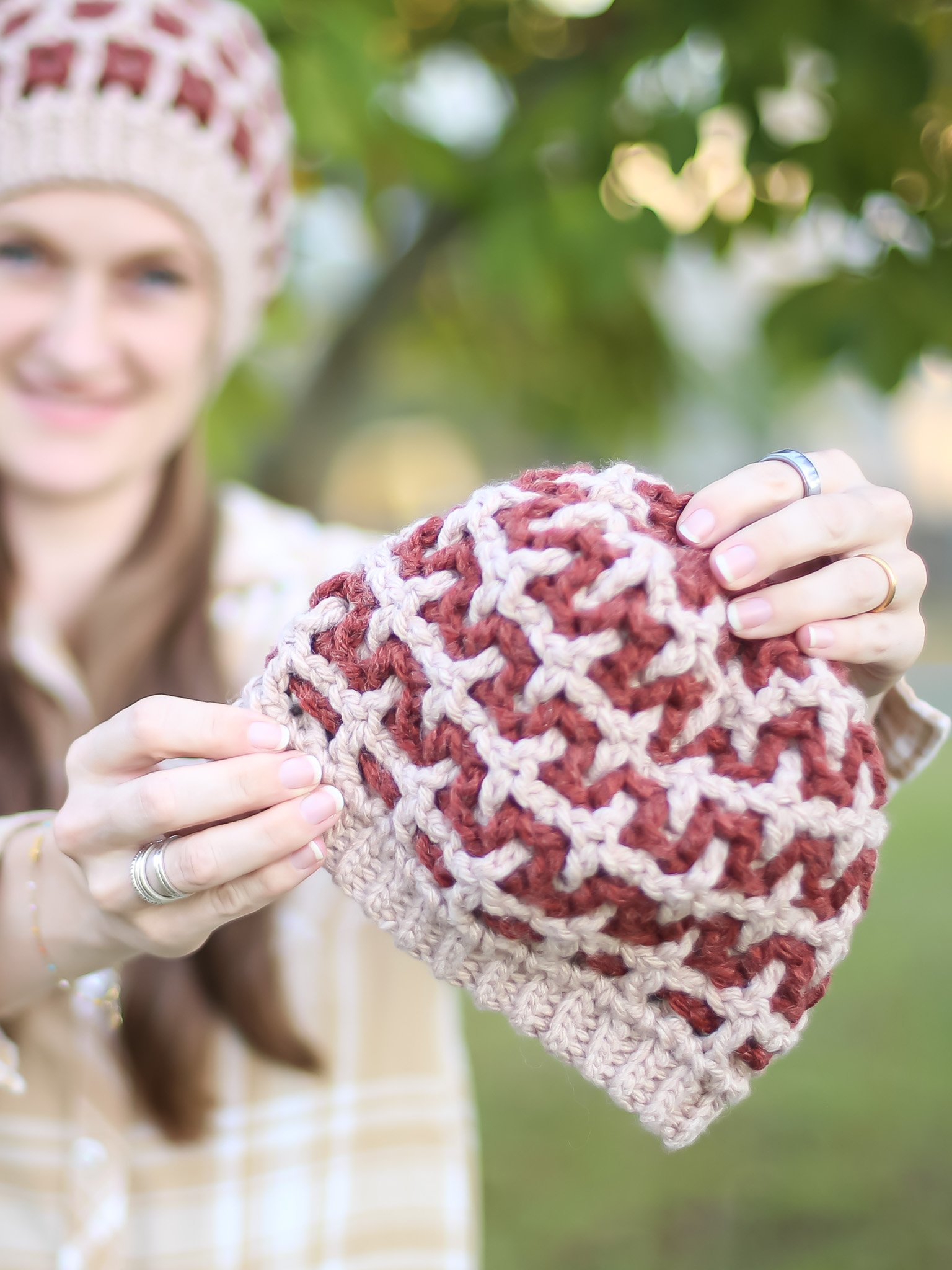 Super Quick Free Bulky Crochet Hat Pattern Reversible Beanie - Life + Yarn